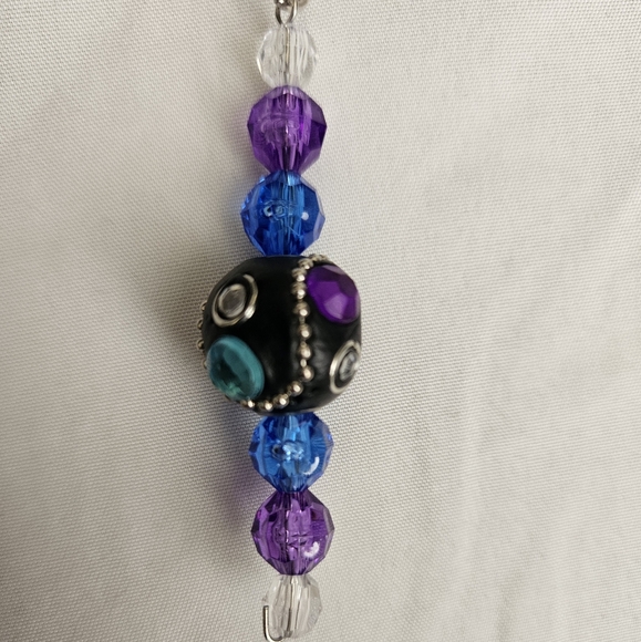 Hand Crafted | Accessories | Galactic Glam Beaded Keypurse Charm Hand ...
